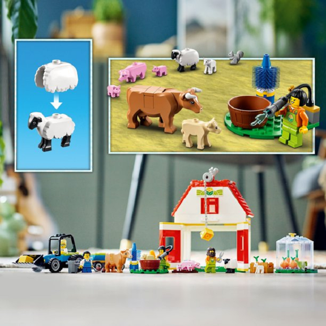 LEGO 60346 City Barn & Farm Animals Building Set 195925405365 | eBay